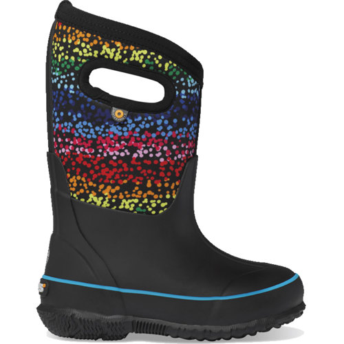 Bogs Classic Rainbow Dots Winter Boots for Kids - SunnySports