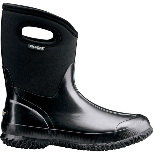 Bogs Classic Solid Mid Boots for Women with Pull-on Handles