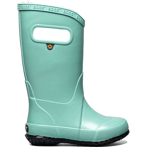 Bogs Rainboot Metallic Plush Insulated Rain Boots for Kids