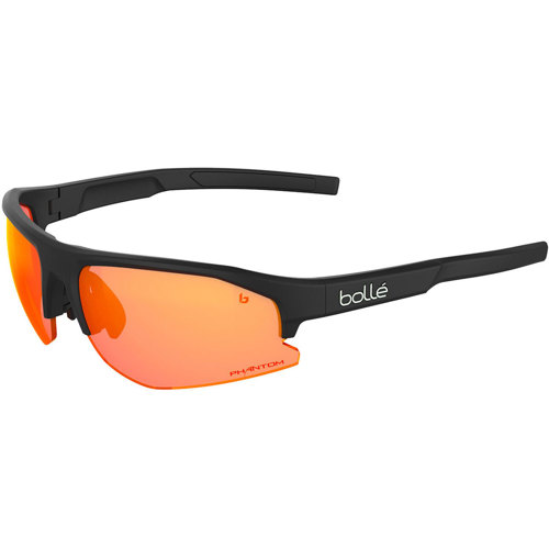 Bolle Bolt 2.0 Photochromic Sunglasses, Black Matte/Phantom Brown Red ...