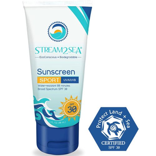 Stream2Sea Sunscreen Sport SPF 30, 3 fl. oz. (90 ml) SPF3-3