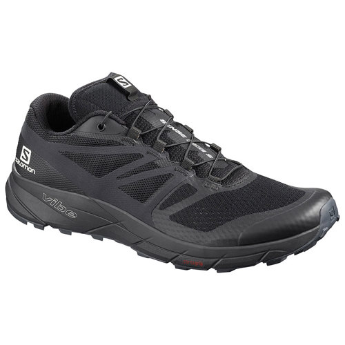 Salomon Sense Ride 2 Shoe for Men, Stormy Weather/Ebony/Black
