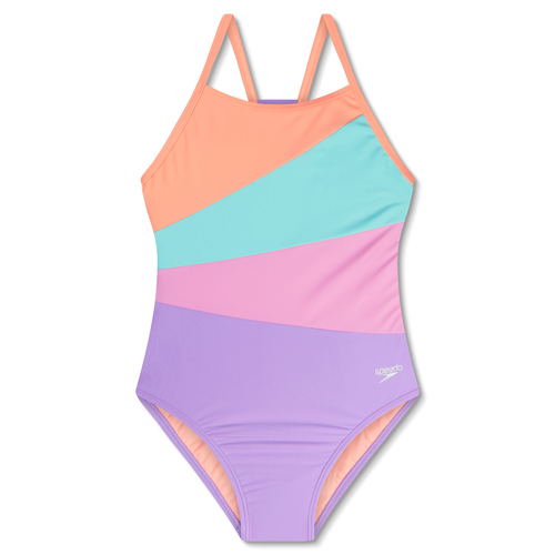 Speedo Radiating Splice One Piece for Girls 800239516011-14