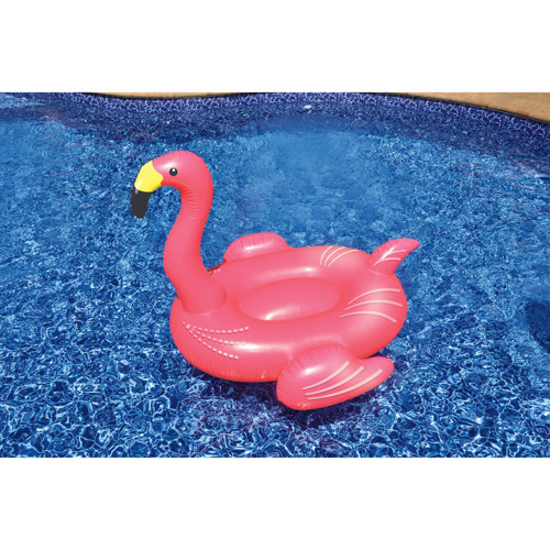 Swimline Giant Flamingo Ride-On 90627 - SunnySports Swimline Giant Flamingo Ride-On 90627 - SunnySports